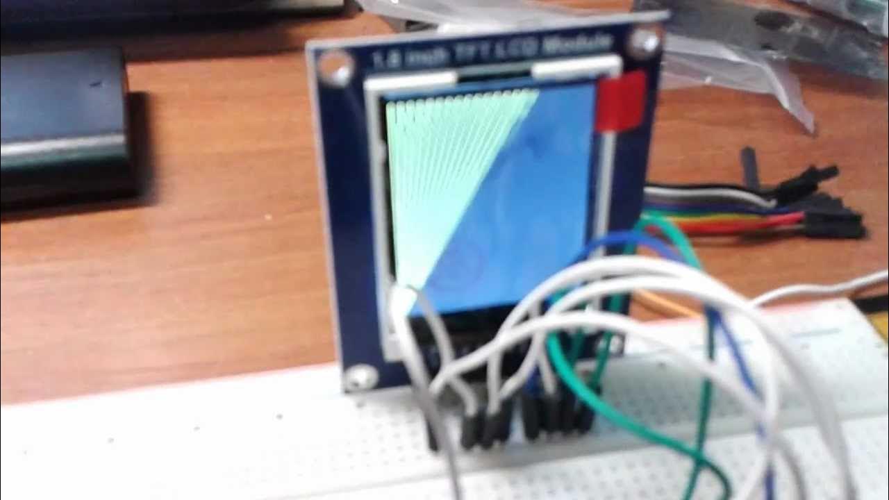 Arduino & 1.8` TFT lcd using ST7735 - YouTube