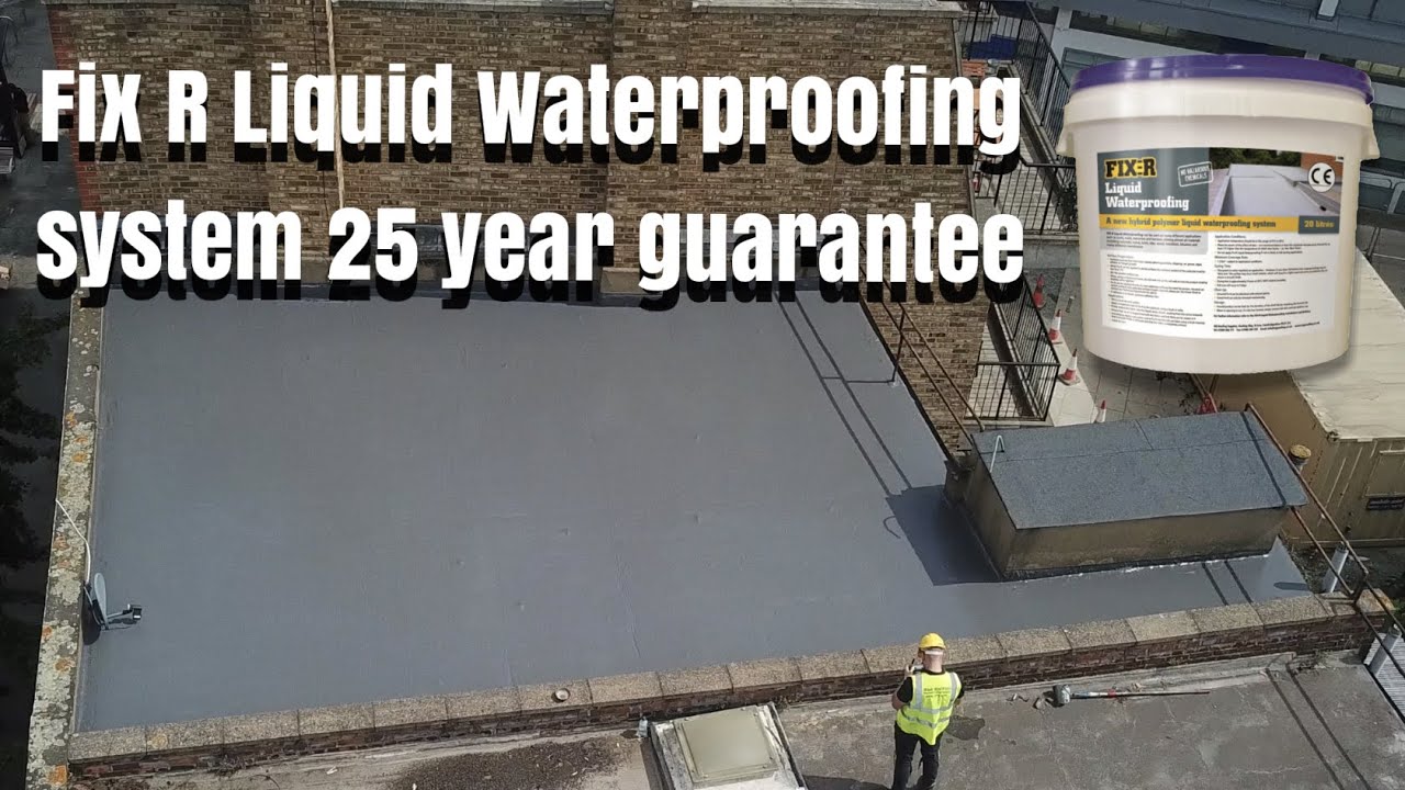 FIX-R Liquid installation M&K ROOFING SE18 - YouTube