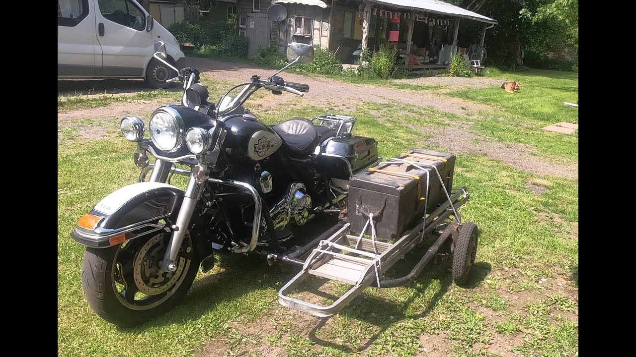 Harley Davidson Road King Has Sidecar Chassis Fitted Again. A Visit to ...
