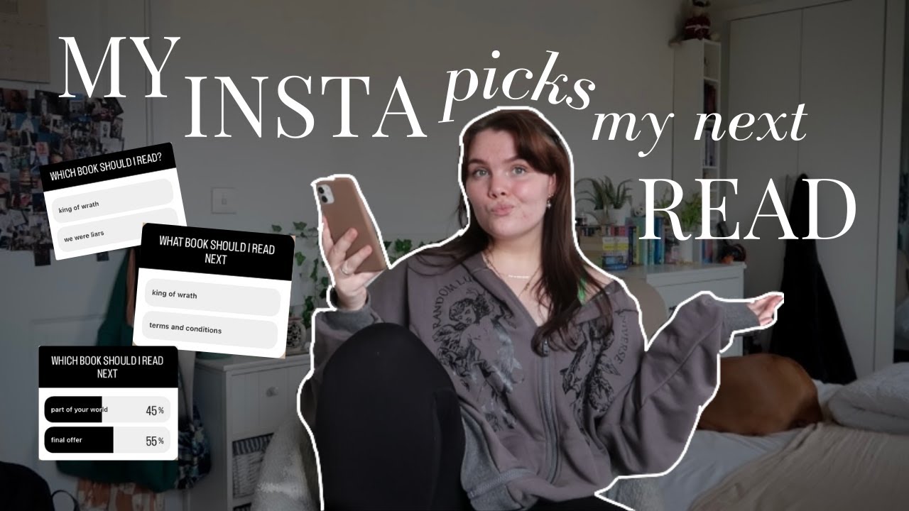 my INSTAGRAM picks my next read || reading vlog *spoiler free* - YouTube