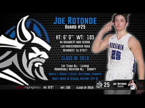 Joe Rotonde 2017-18 Senior Highlights (G | Demarest) - YouTube