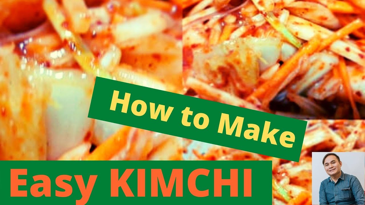 How to Make Easy Kimchi Recipe (Filipino Version) - YouTube