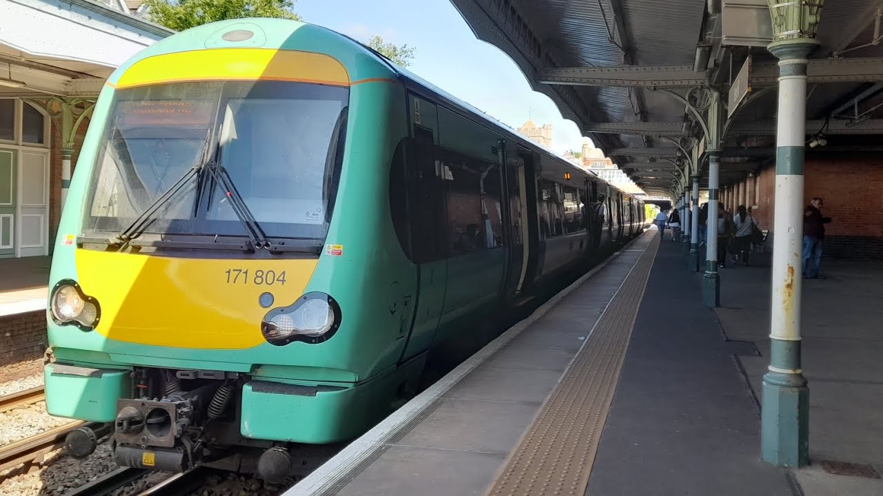 Southern Class 171(804) Departing Bexhill - 1/6/2023 - YouTube