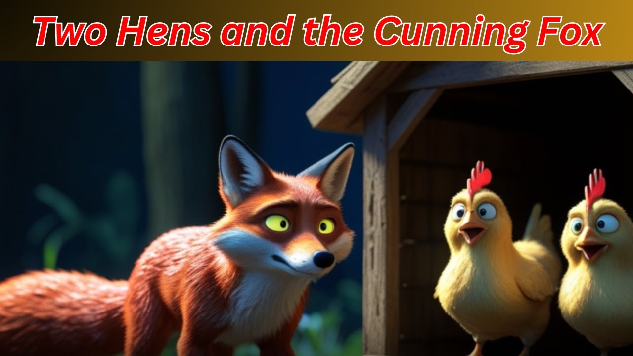 "**Two Hens and the Cunning Fox | A Clever Tale | Z Stories Land ...