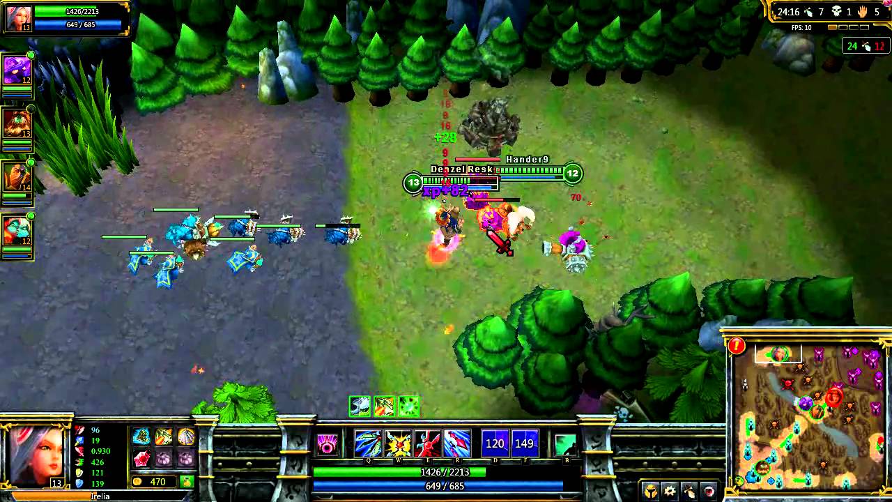 League of Legends Irelia tank italian team parte 4 - YouTube