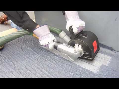 Desco FX Tool, hand-held scarifier - YouTube
