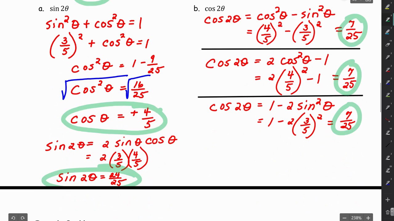 Unit 4 - Lesson 9 - Trigonometric Identities & Equations - YouTube