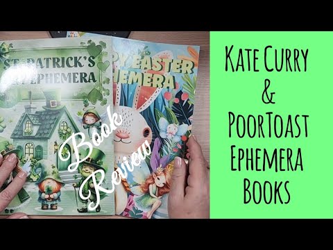 Ephemera Books from Kate Curry and Poortoast. / Book Review - YouTube