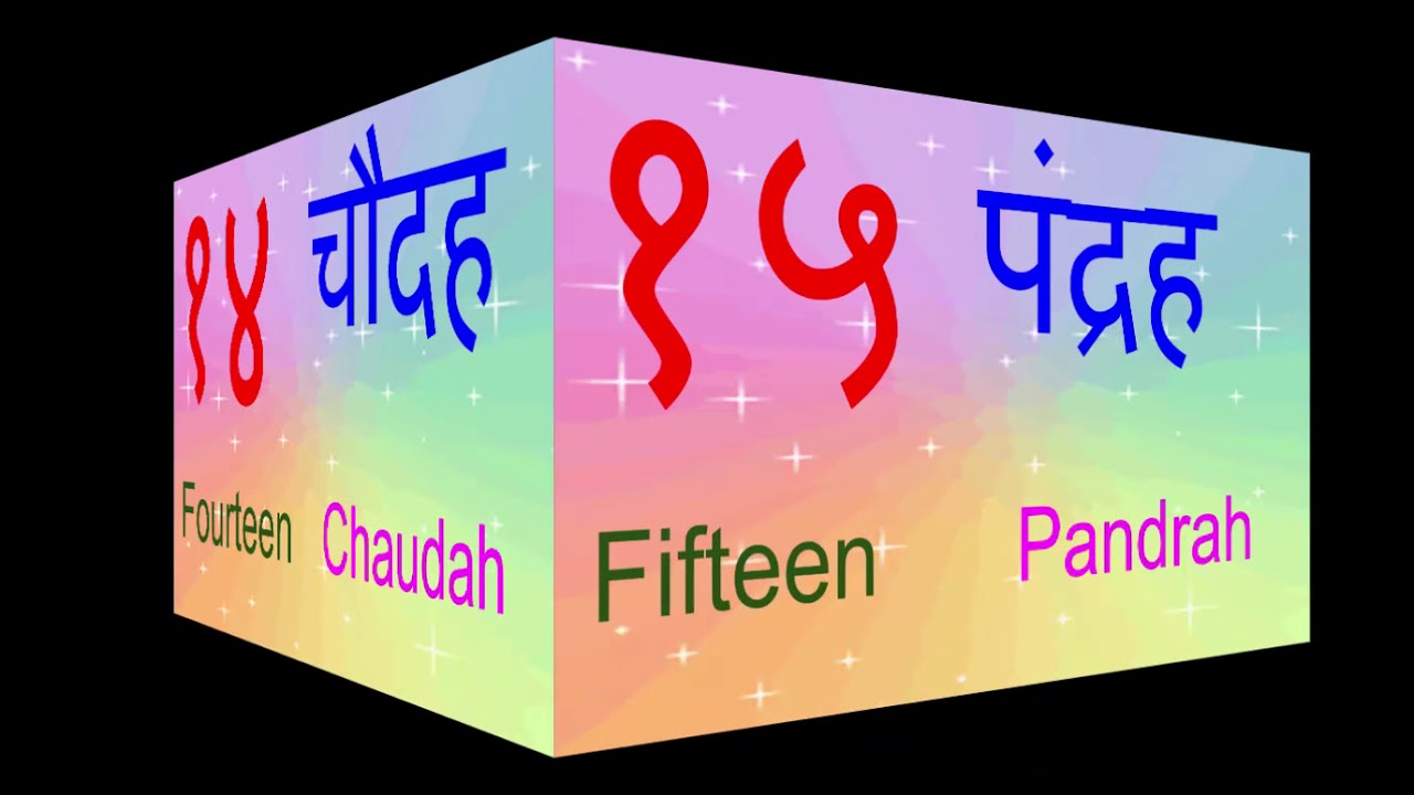 Learn Hindi Ginti part- 2 (गिनती भाग -दो) - YouTube