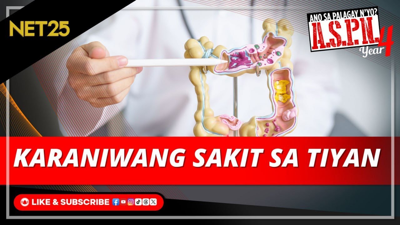 MGA KARANIWANG SAKIT SA TIYAN, PINAG-USAPAN SA ASPN | ASPN - YouTube