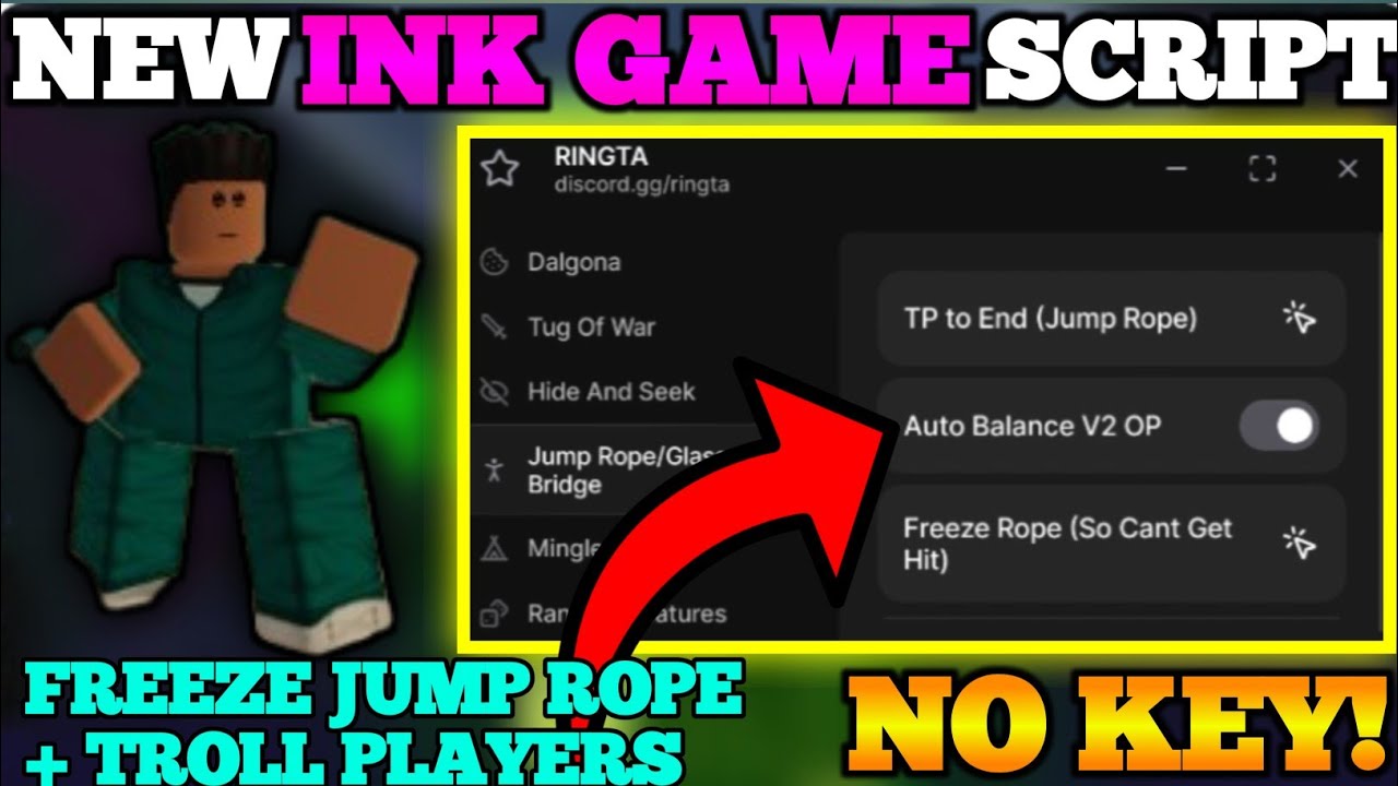 [⚡NEW] INK GAMES SCRIPT UI - AUTO BALANCE JUMP ROPE + FREEZE ROPE ...