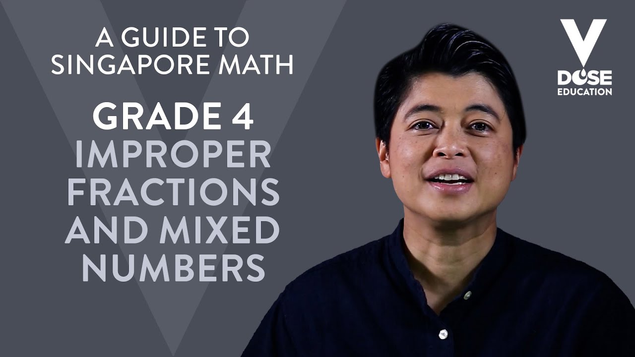 Singapore Math: Grade 4 - Improper Fractions and Mixed Numbers - YouTube