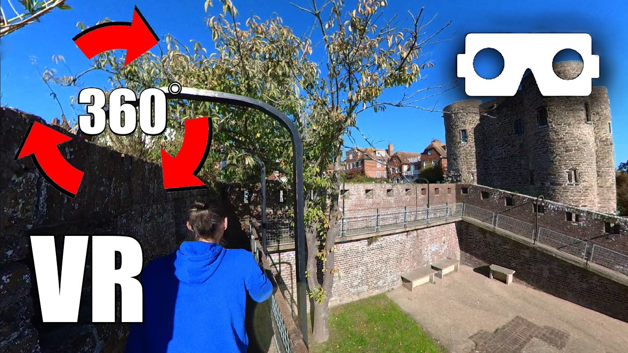 VR 360° Video | 🎶 Building 🏗️🔨 Castles 🏰s | Let's Walk🦶 (Virtual ...