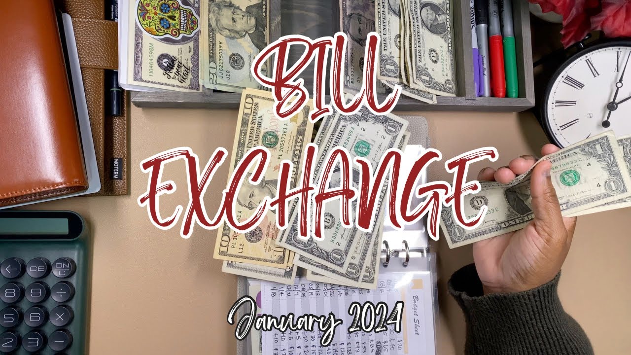 MINI BILL EXCHANGE/ CASH CONDENSING | JAN 2024 - YouTube