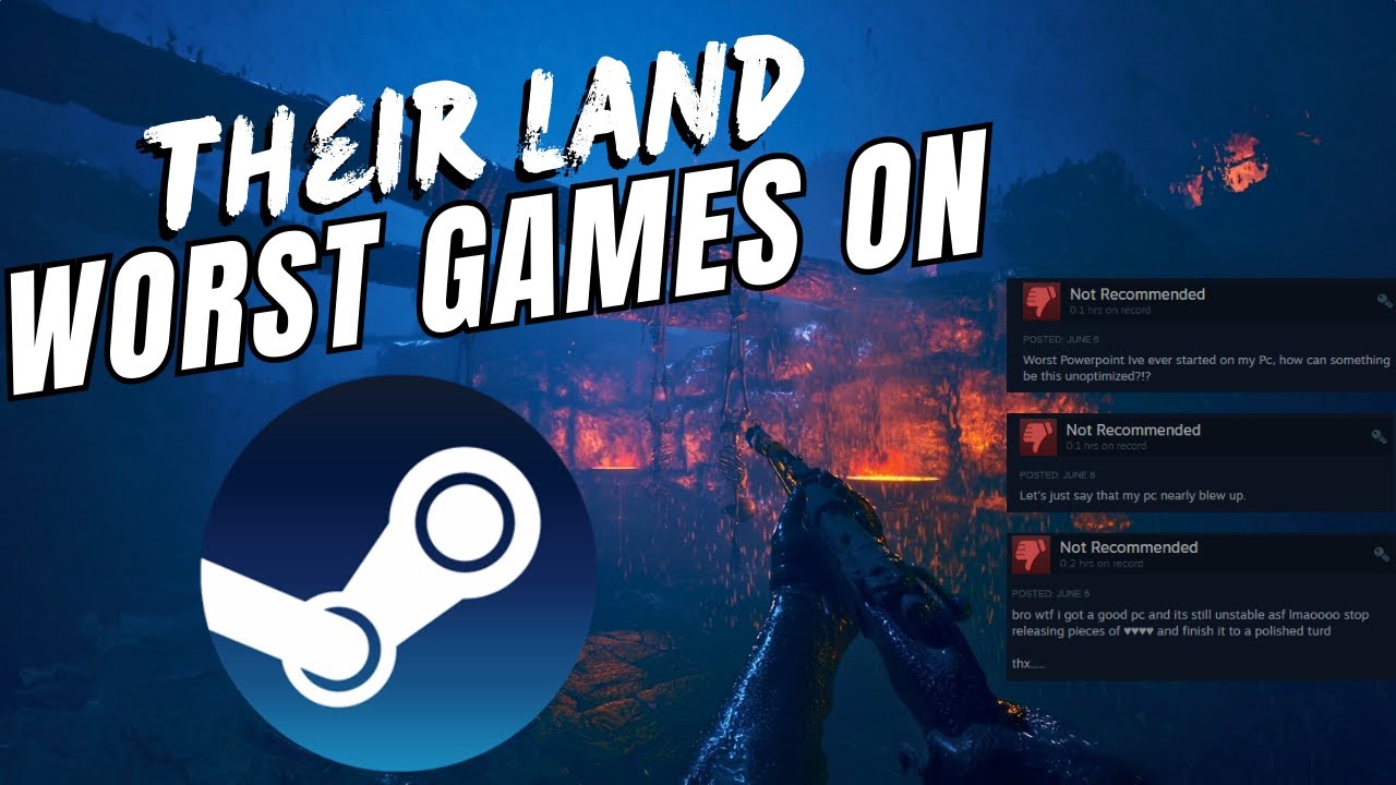 I PLAYED ONE OF THE WORST REVIEWED GAMES ON STEAM - THEIR LAND - YouTube