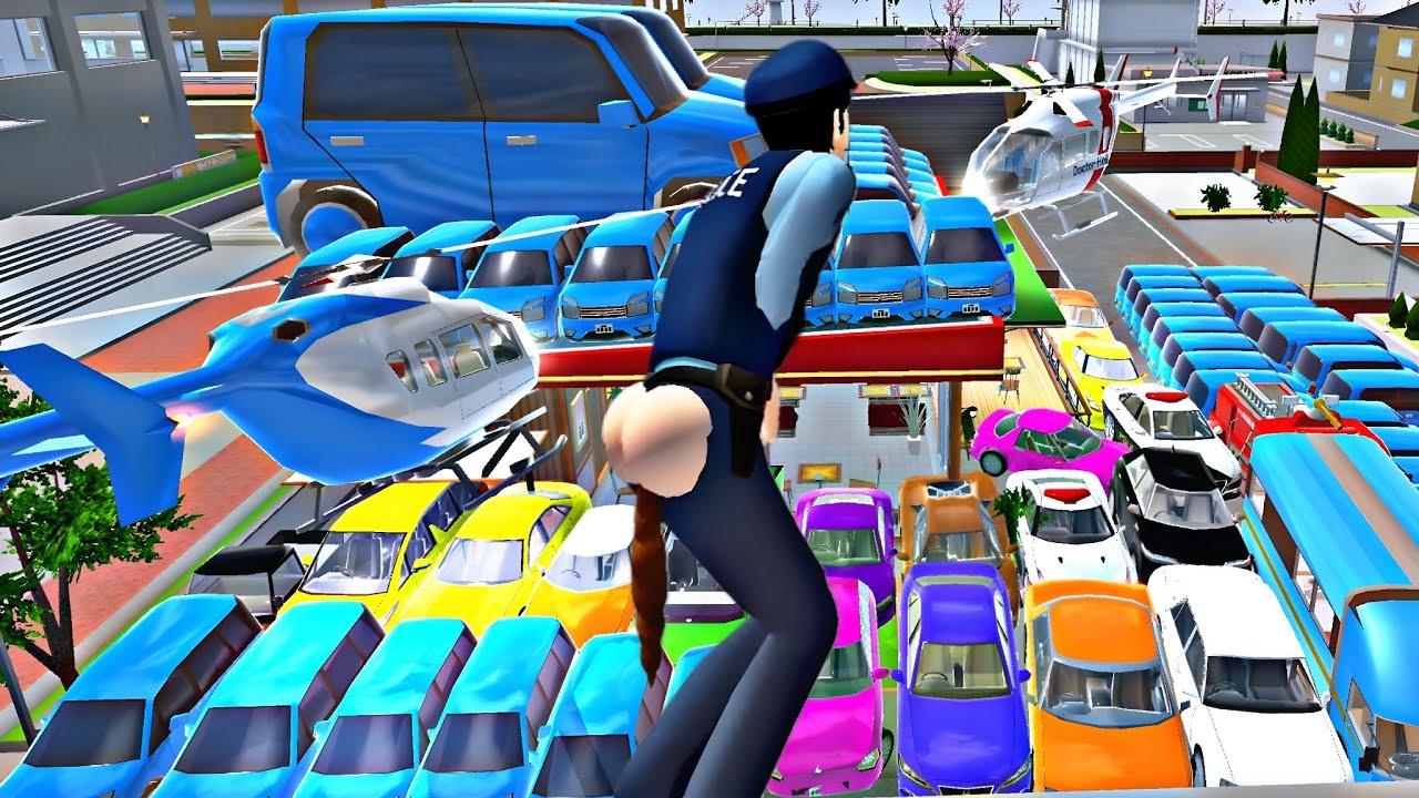 Sakura Home A Very Blue Car Callation | Sakura Policel Car Callation ...