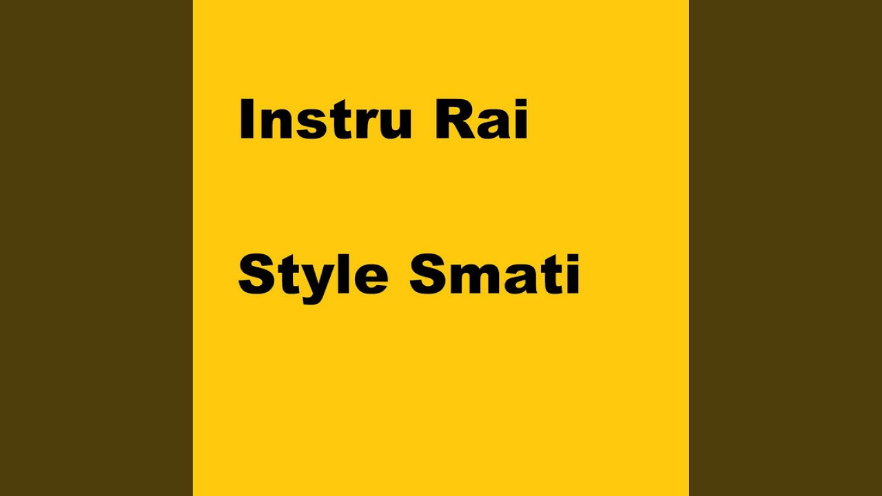 Instru Rai Style Smati - YouTube