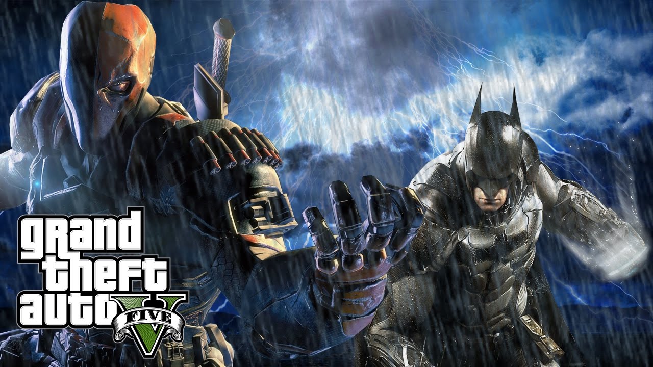 GTA 5 PC Mods - Batman VS Deathstroke (GTA 5 Mods Gameplay) - YouTube