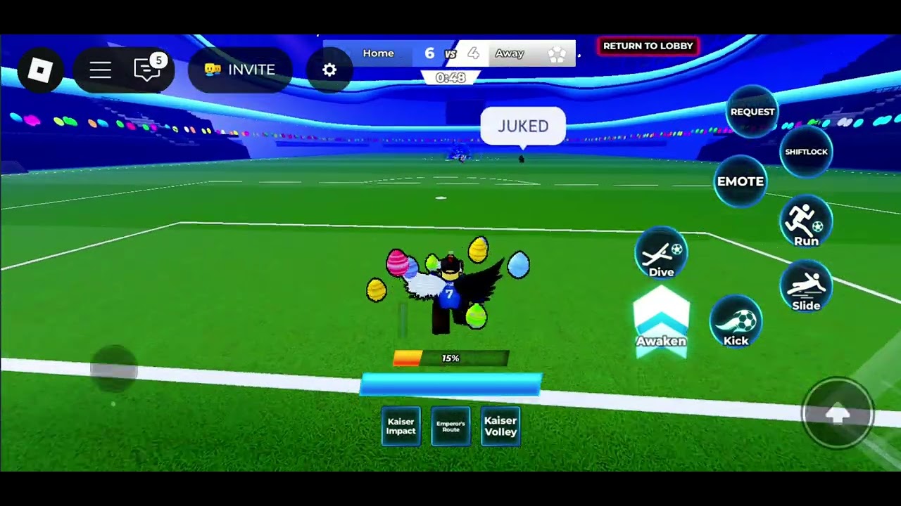 PLAYING AS GK USING KAISER ( PART 2 ) - YouTube