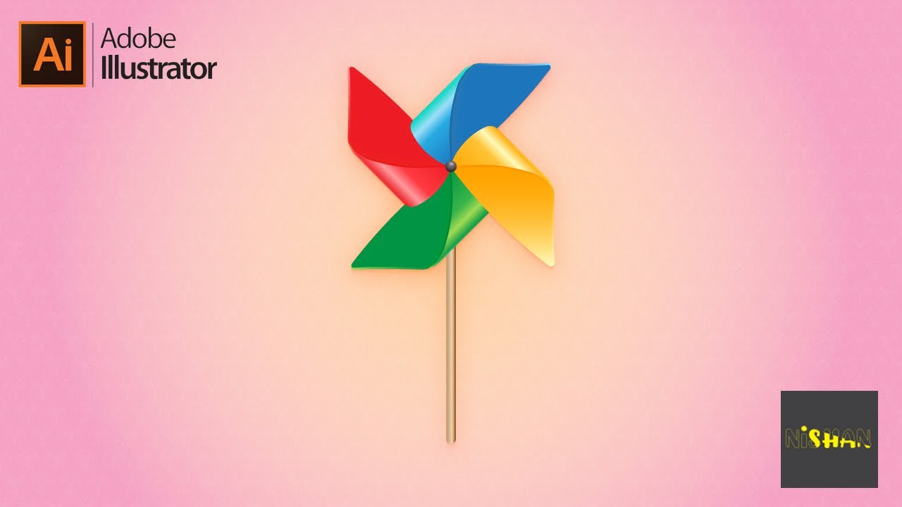 Propeller Pinwheel | Adobe Illustrator CC 2014 | Vector Editing - YouTube
