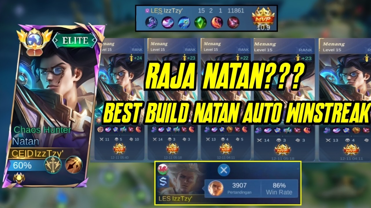 BEST BUILD NATAN TOP GLOBAL AUTO WINSTREAK - NATAN BURST DAMAGE ...