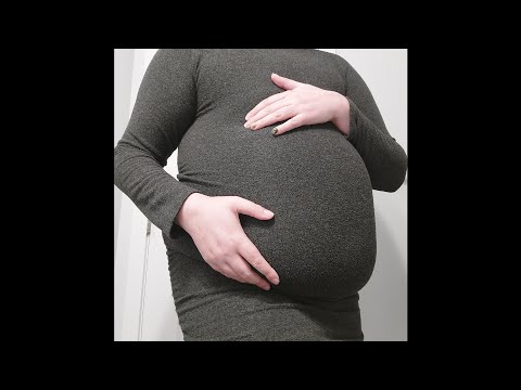 Fat Belly in Tight Dress
