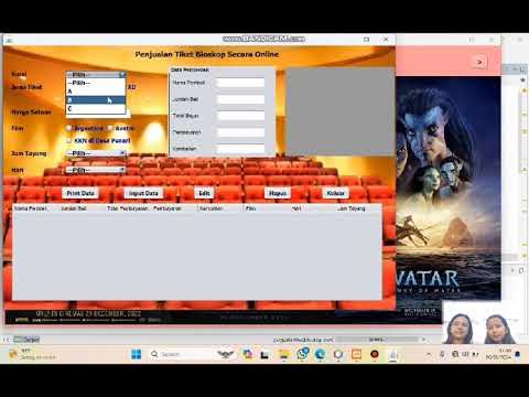 Demo Aplikasi Penjualan Tiket Bioskop Menggunakan Java GUI Netbeans & Terhubung ke Database ...