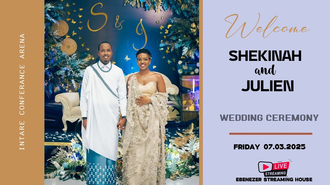 🔴Live: WEDDING CEREMONY OF SHEKINAH AND JULIEN_ 07/03/2025 - YouTube