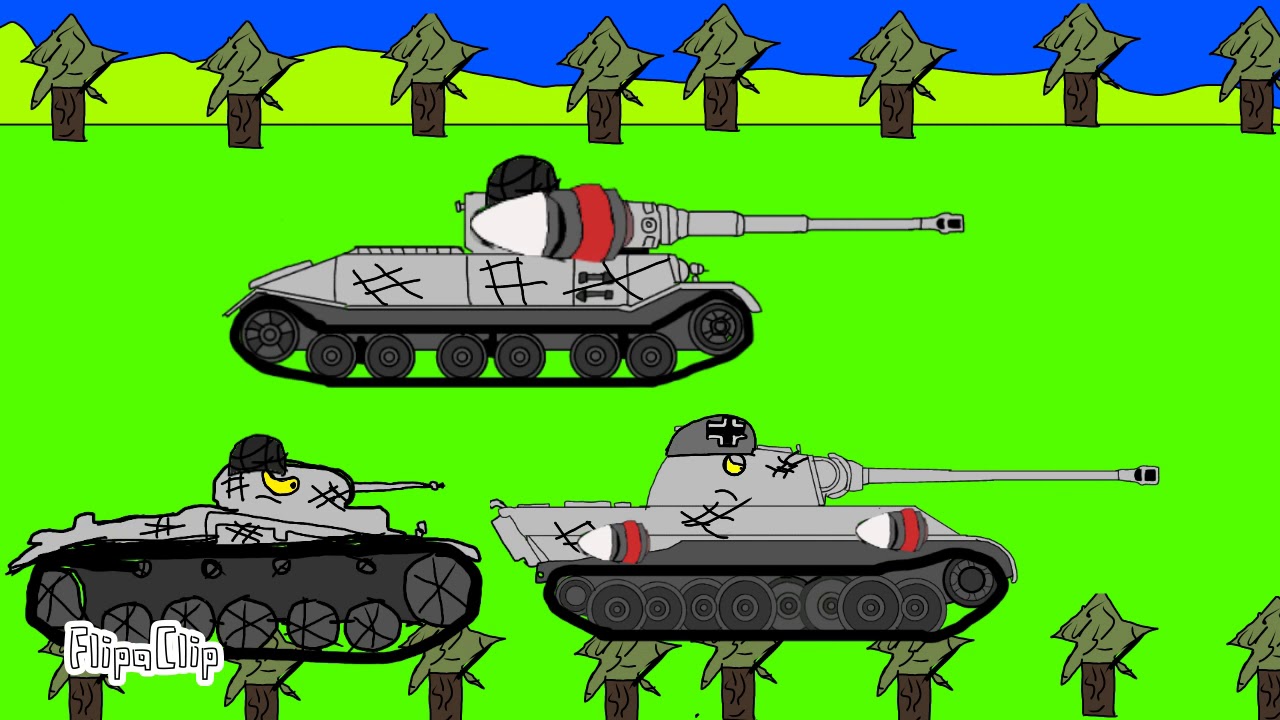 Kb 6 vs demon ratte par2 - Cartoon About Tanks - YouTube