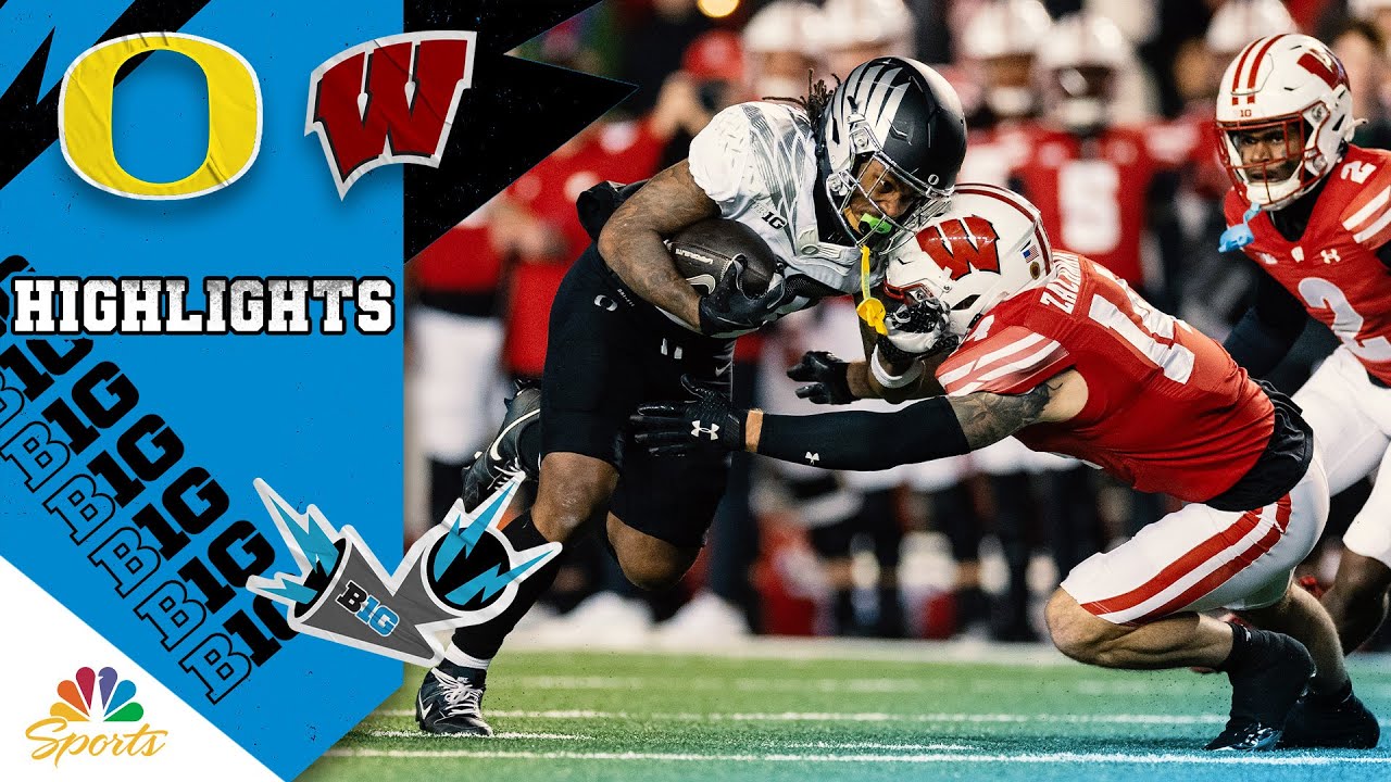 Oregon Ducks vs. Wisconsin Badgers | COLLEGE FOOTBALL HIGHLIGHTS | 11 ...