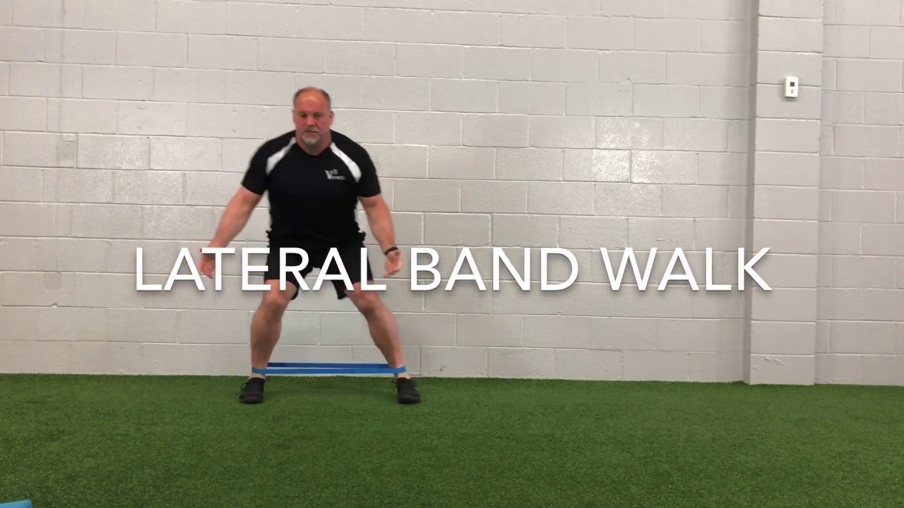 LATERAL BAND WALK - YouTube