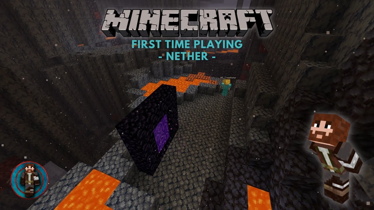 Playing Minecraft for the first time ! || Minecraft || Into the Nether ...