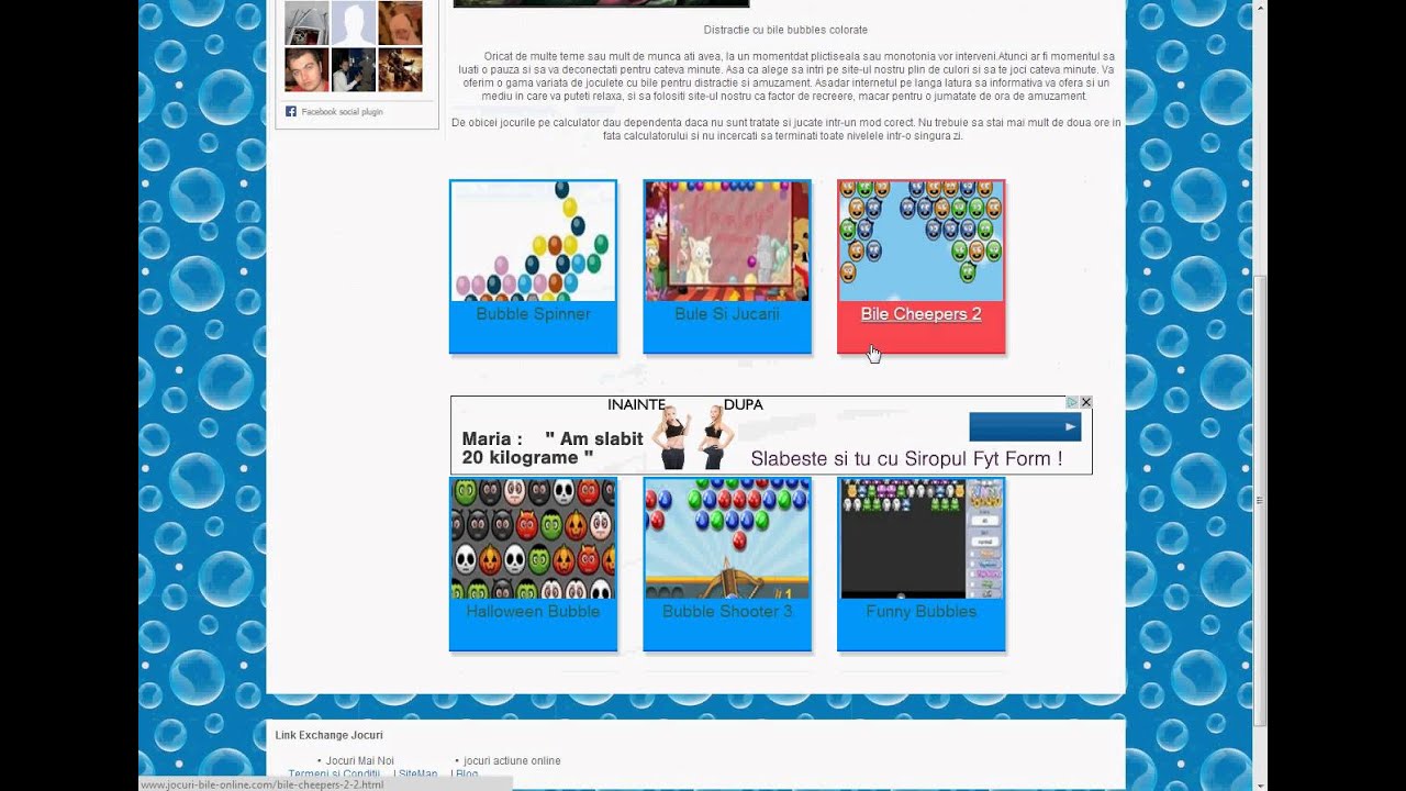 Jocuri bile - bile bubbles - YouTube