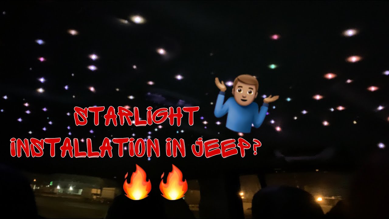 Jeep Compass Starlight Installation (Part 2) - YouTube