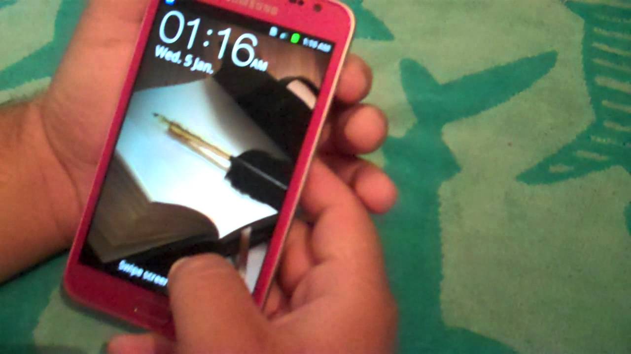 Samsung Galaxy Note Pink Berry UNBOXING GT-N7000 - YouTube