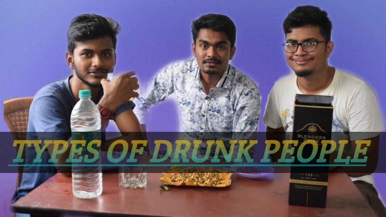 Types of drunk people. - YouTube