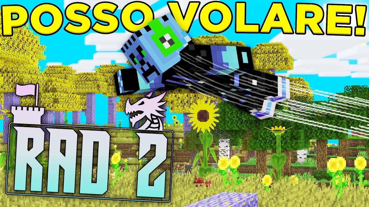 POSSO FINALMENTE VOLARE - Minecraft ITA RAD2 - YouTube