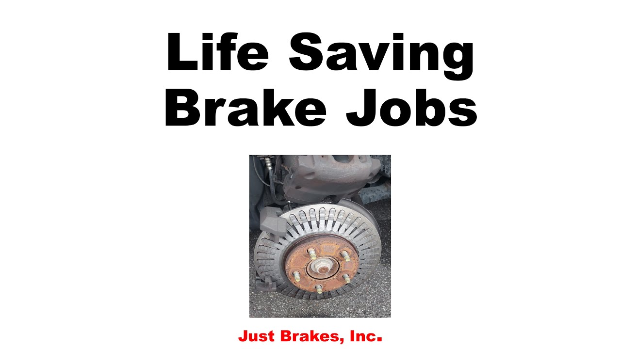 Life Saving Brake Jobs - YouTube