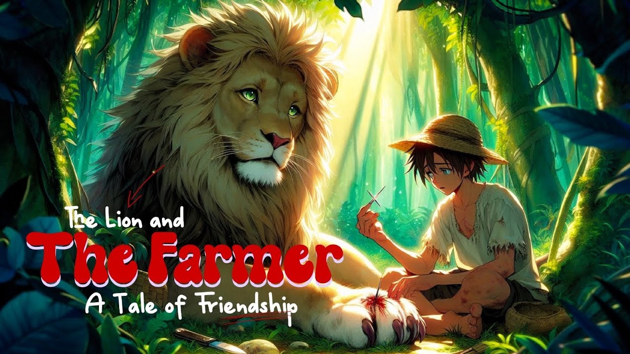 शेर और किसान की दोस्ती || The Lion and The Farmer a tale of Friendship ...