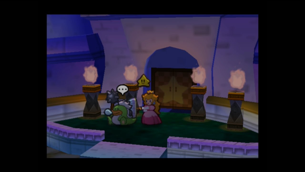 Paper Mario end of chapter 6: 49 action transformation - YouTube