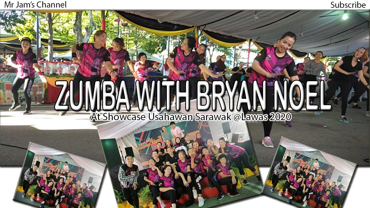 Zumba With Bryan Noel At Showcase Usahawan Sarawak @Lawas 2020 - YouTube