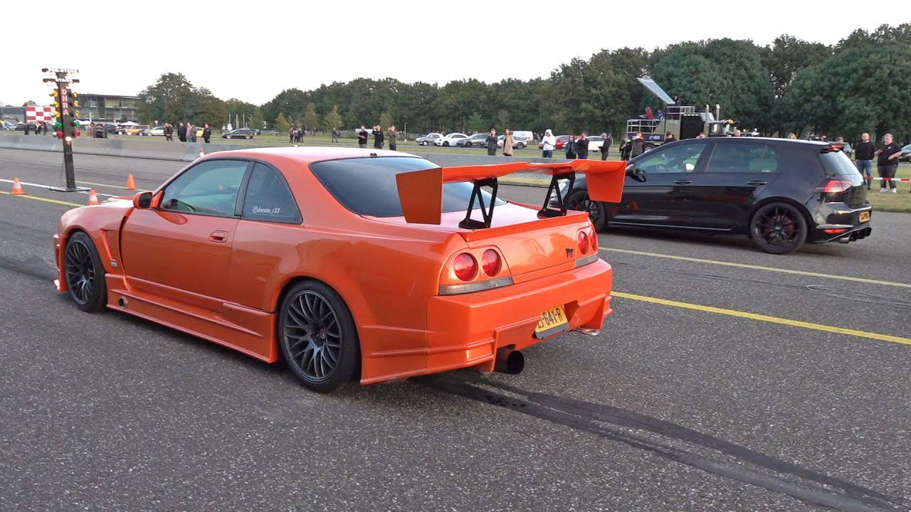 Nissan Skyline Bee*R B334R - Revs, Exhaust Sounds & Drag Racing! - YouTube
