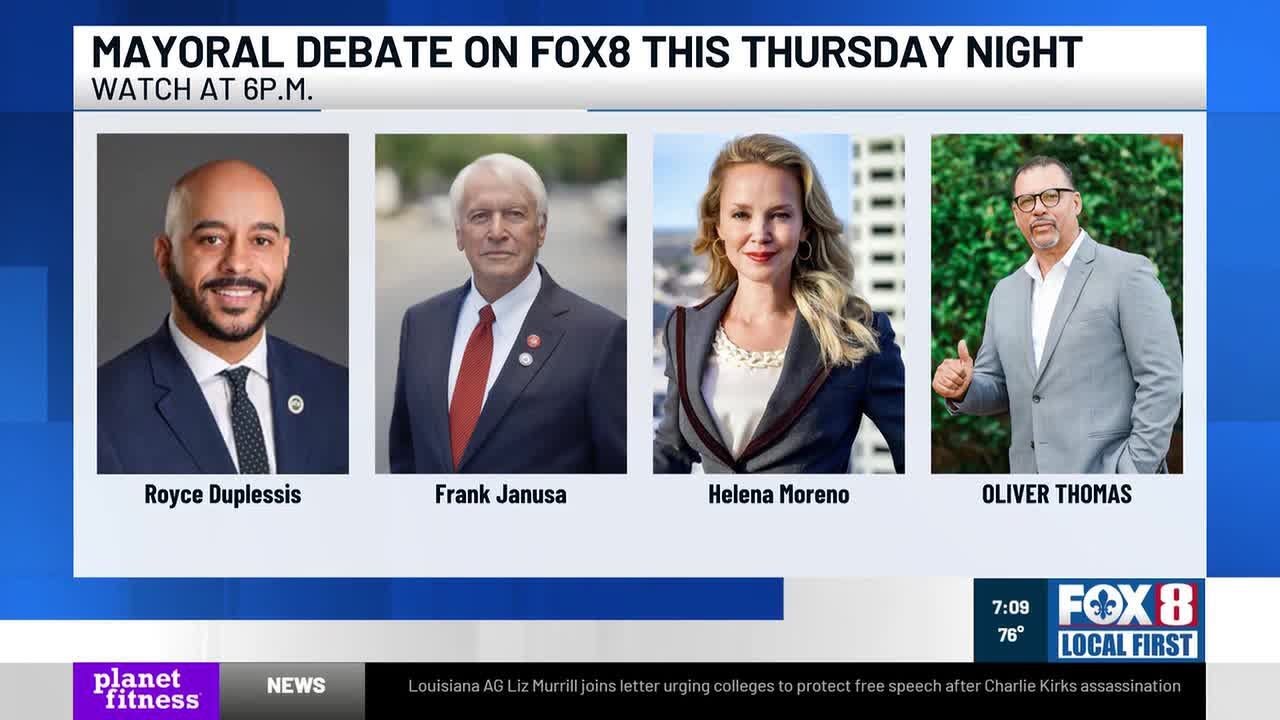 Mayoral debate of Fox 8 Thursday night - YouTube