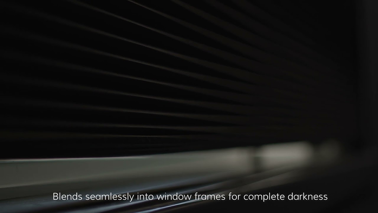 Room Darkening with Luxaflex® Duette® LightLock™ Shades - YouTube