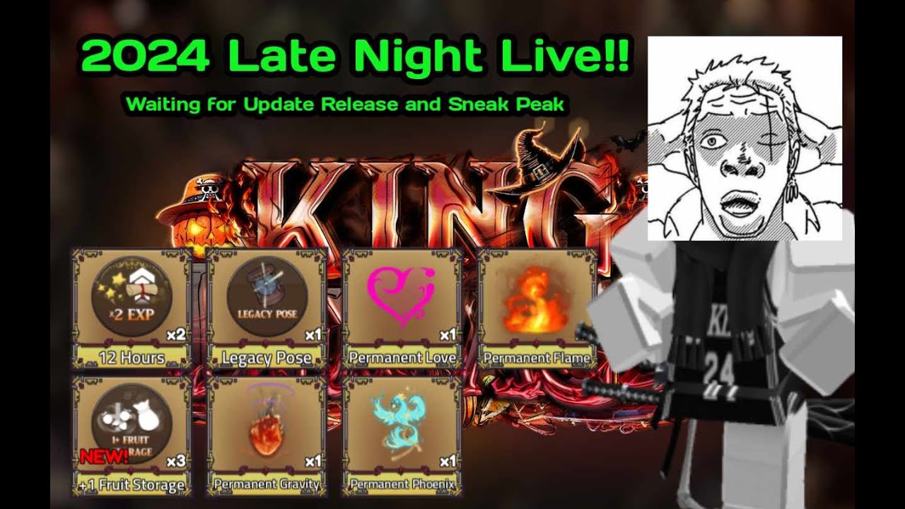 LATE NIGHT LIVE STREAM *NEW YEAR* KING LEGACY! - YouTube