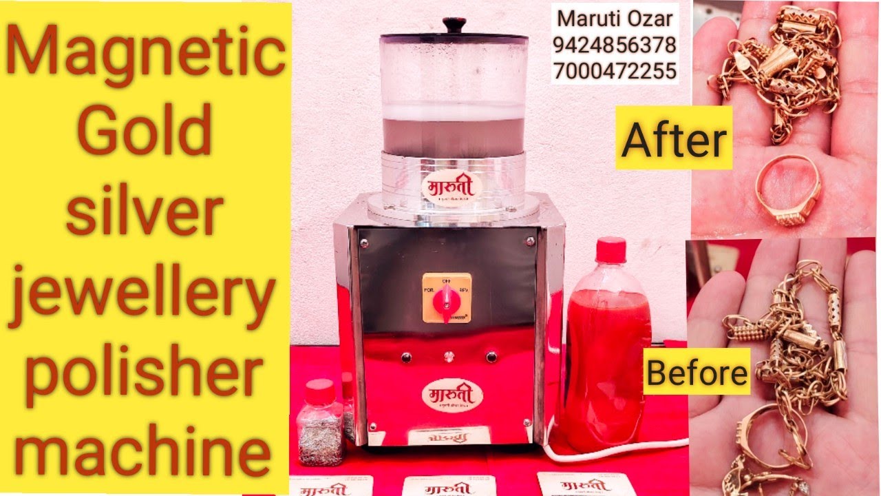 Gold Magnetic Polisher | Gold Jewellery polish Machine | Magnetic ...