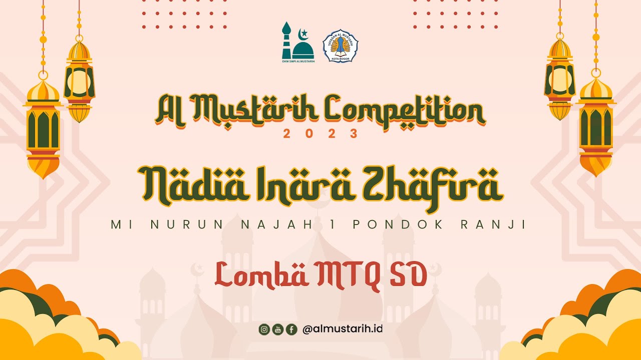 MTQ - NADIA INARA ZHAFIRA (MI NURUN NAJAH 1 PONDOK RANJI) - YouTube