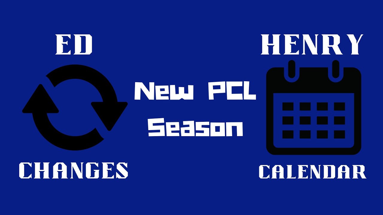 PCL New Season Changes and Calendar Information - YouTube