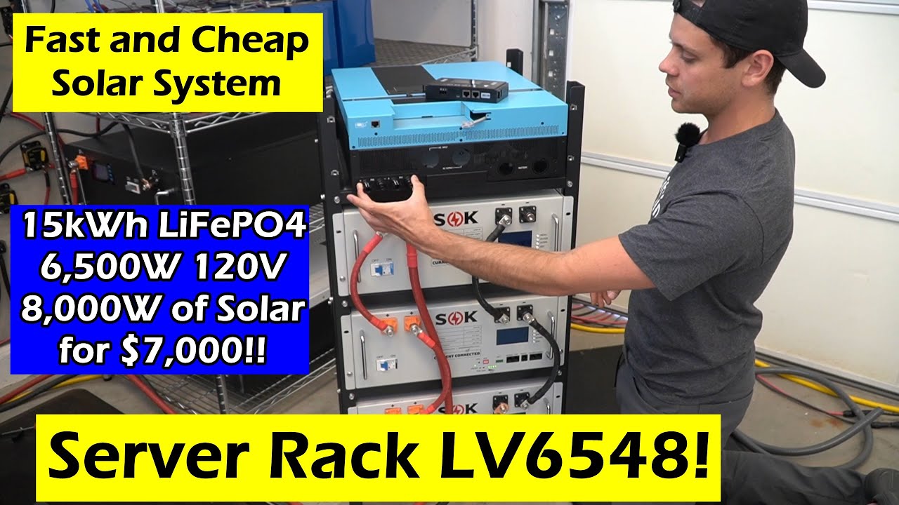 Fast and Cheap DIY Solar System in a Server Rack! - YouTube