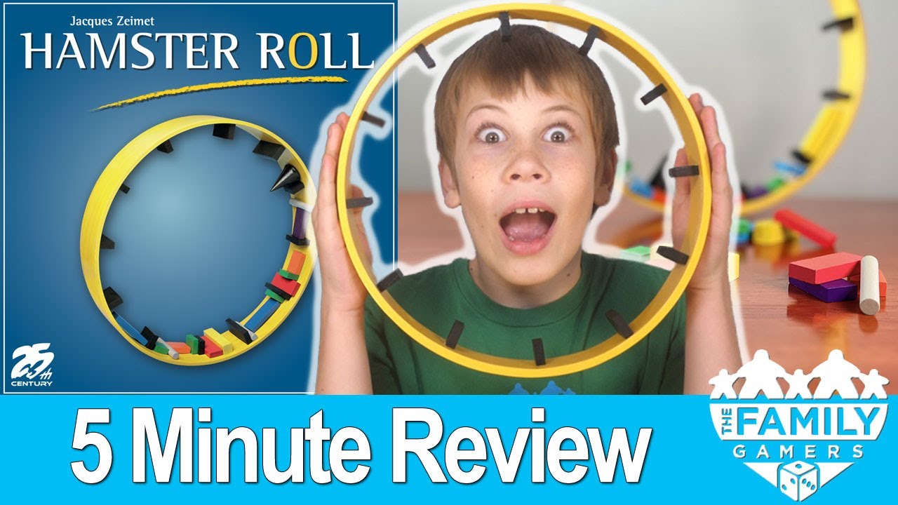 Hamster Roll - Roll up family fun in this board game review! - YouTube